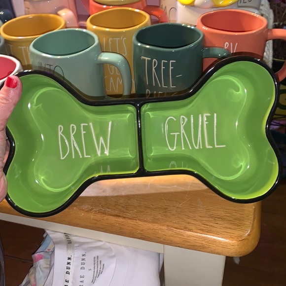 Rae Dunn | Dog | Rae Dunn Dog Dishbrew And Gruel Perfect For Halloween ...